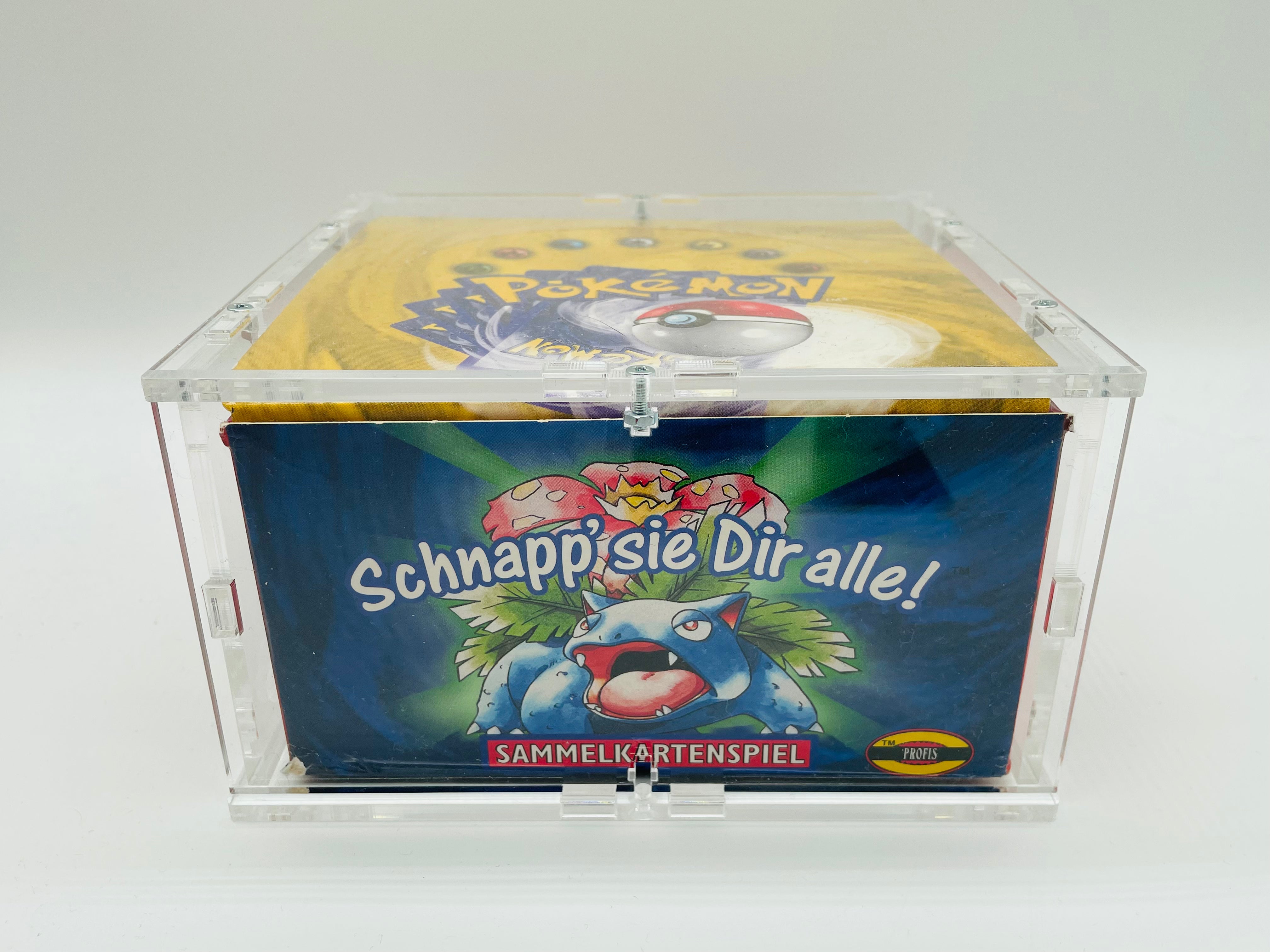 Pokémon Basis/Base Set Display [Deutsch / Leer] + Acryl-Case – Retrogaming