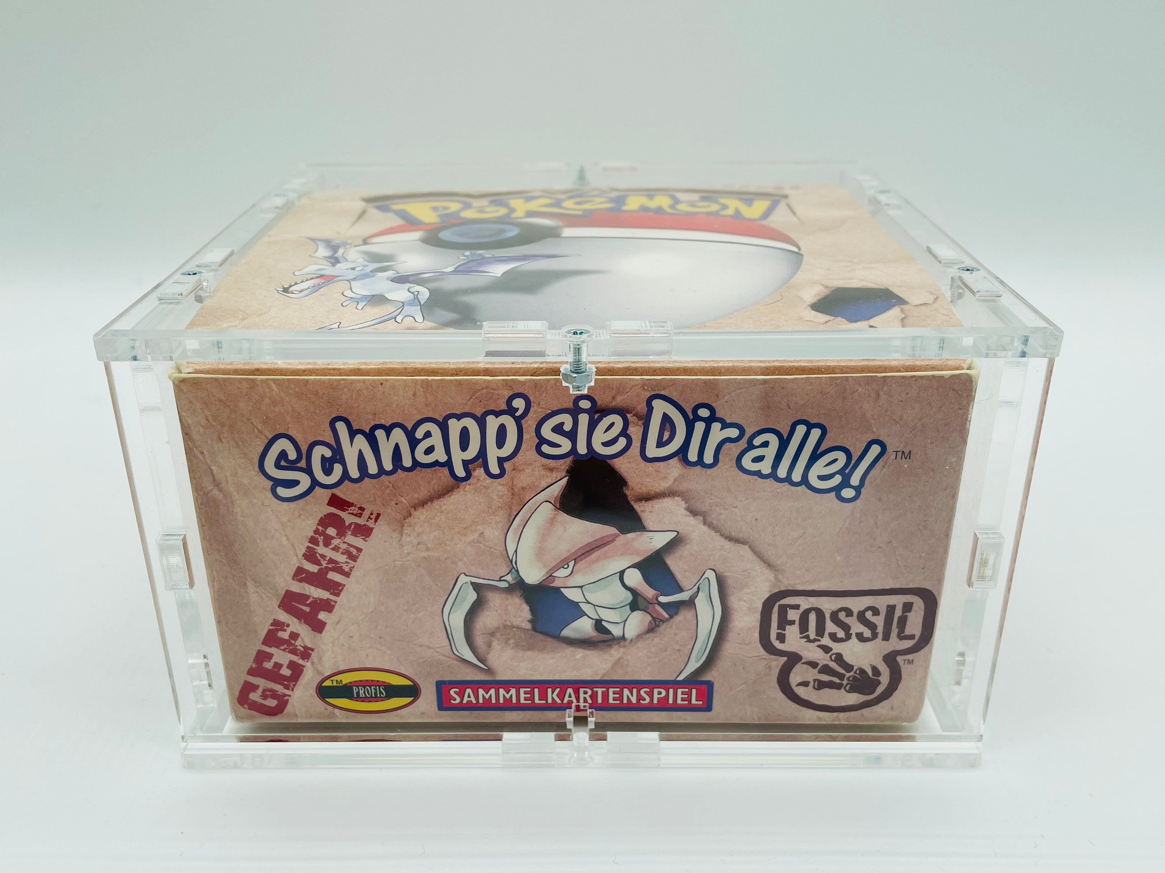 Pokémon Fossil Set/Display [Deutsch / Leer] + Acryl-Case – Retrogaming